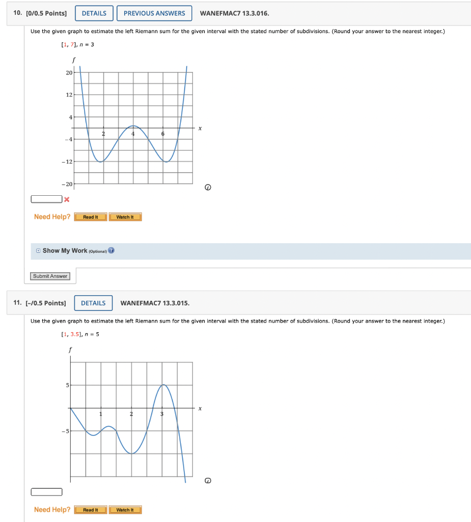 Solved 10. [0/0.5 Points] DETAILS PREVIOUS ANSWERS WANEFMAC7 | Chegg.com