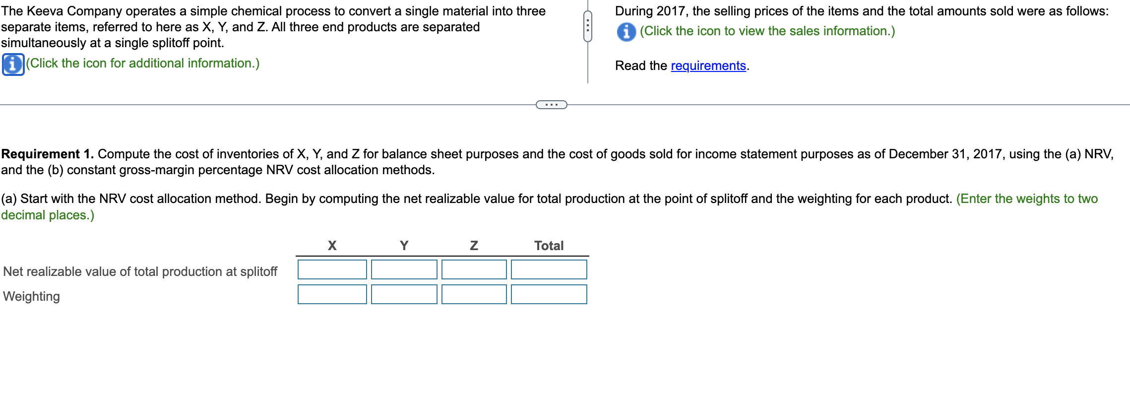 Solved Requirements 1. Compute the cost of inventories of | Chegg.com