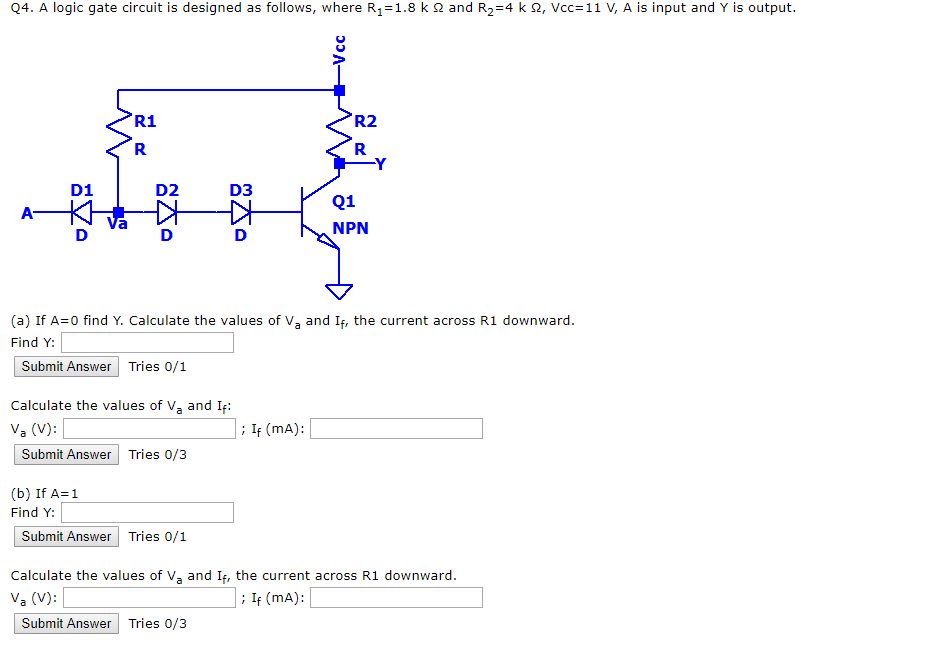Solved Q4. A logic gate circuit is designed as follows, | Chegg.com