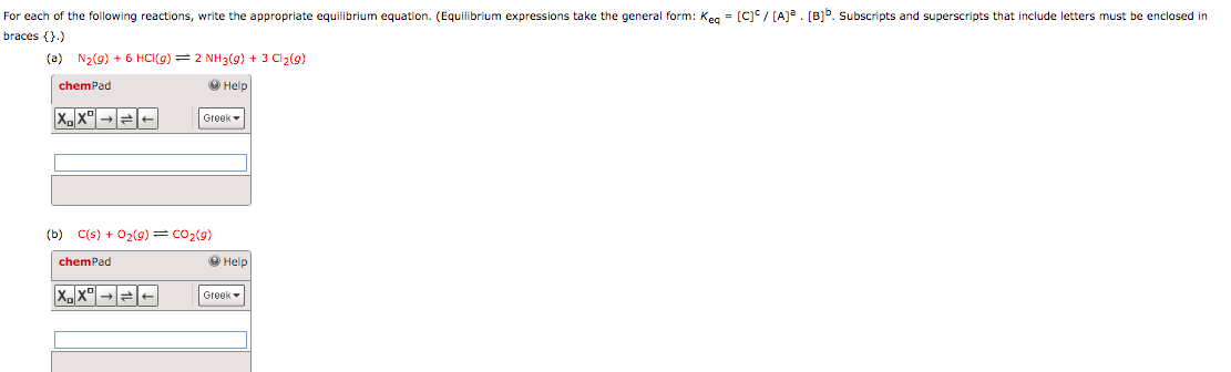 Solved Subscripts and superscripts that include letters must | Chegg.com