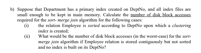 Consider the following relations: Employee (ENo, | Chegg.com
