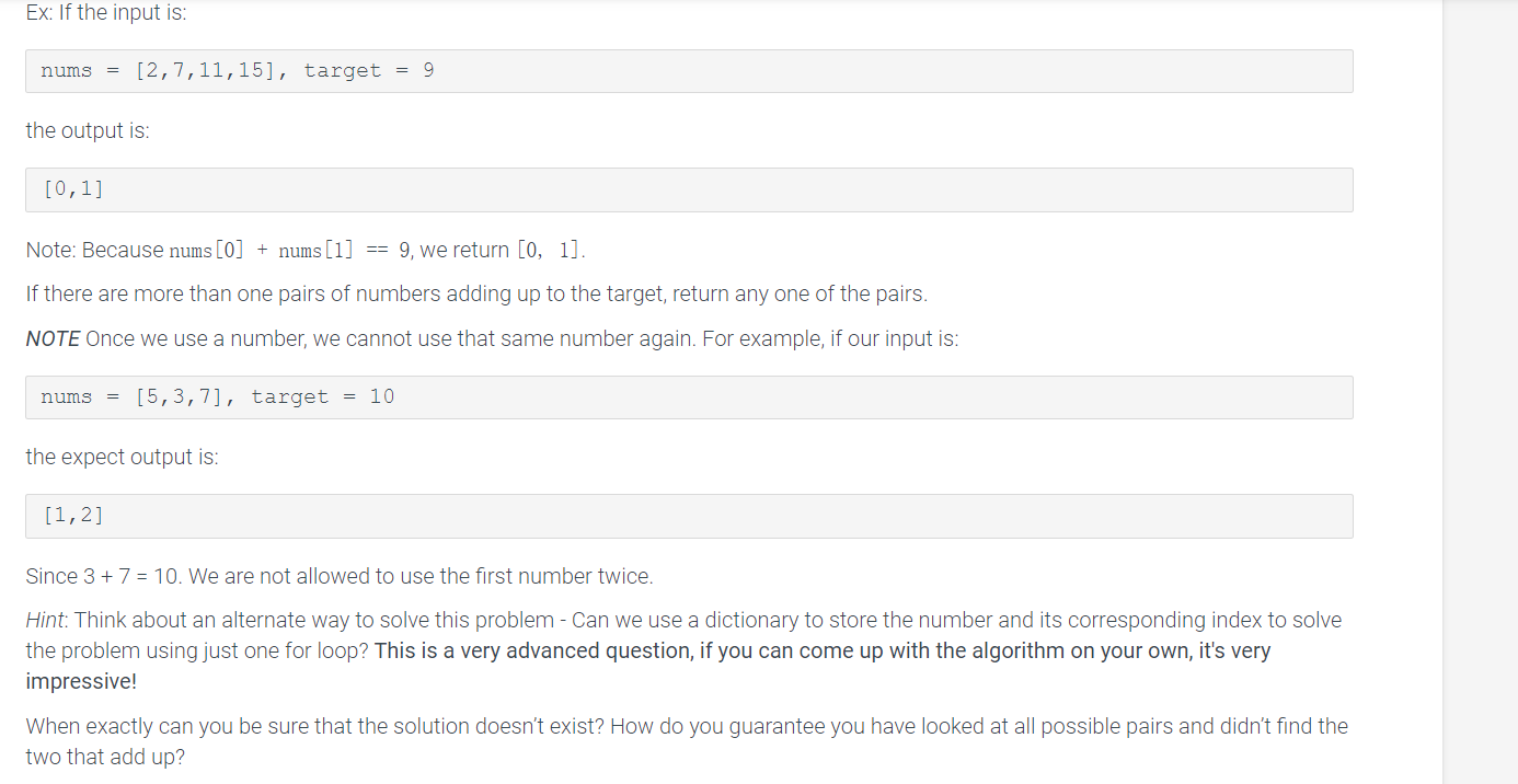 Solved twoSum Learning Objectives In this lab, we will | Chegg.com