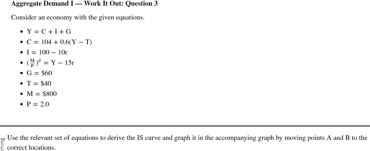 Solved Aggregate Demand I - Work It Out: Question 3 Consider | Chegg.com