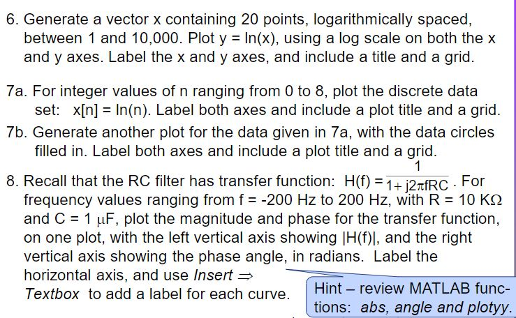 Solved 1. Generate a plot for the decaying exponential: s(t) | Chegg.com