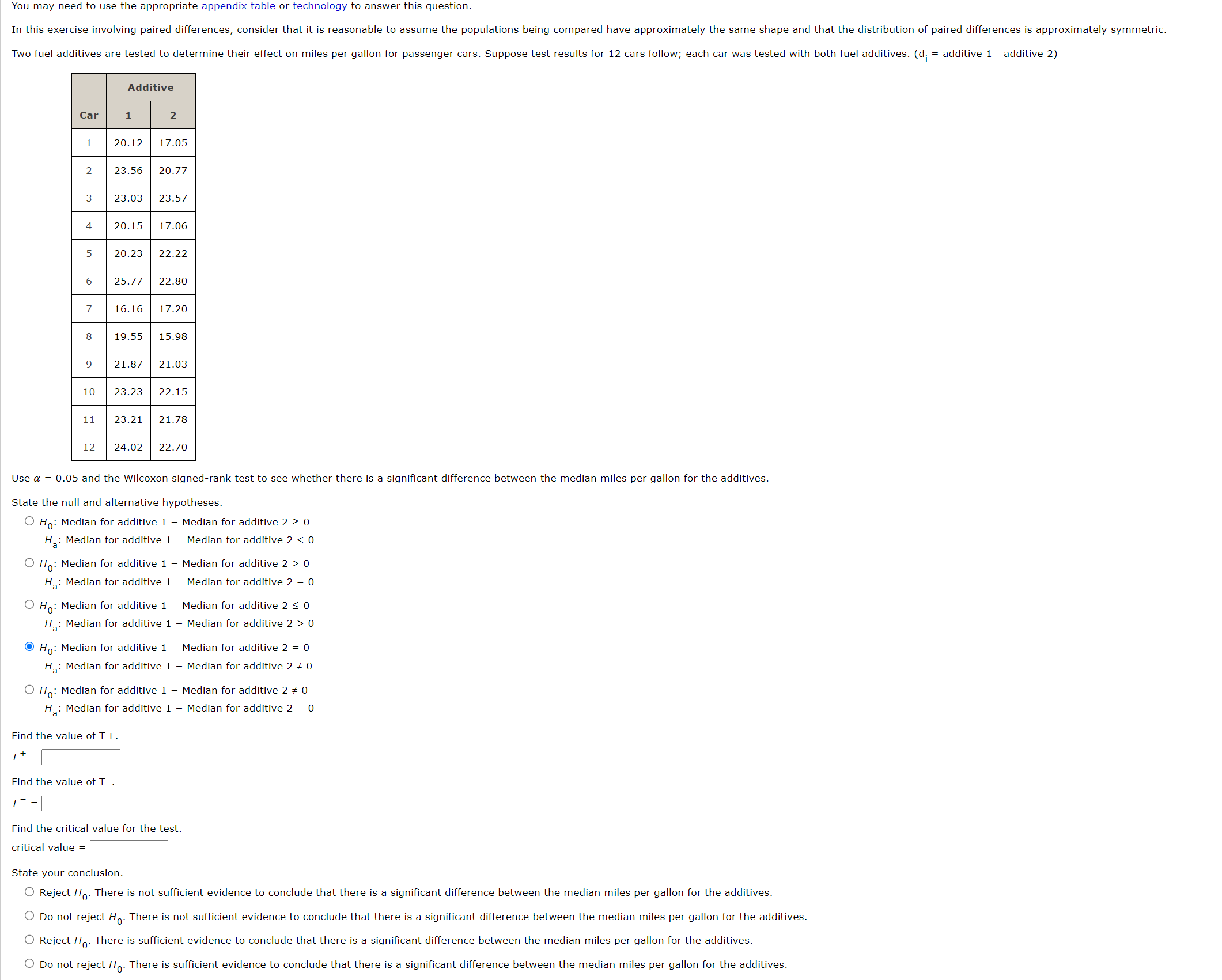 Solved You may need to use the appropriate appendix table or | Chegg.com