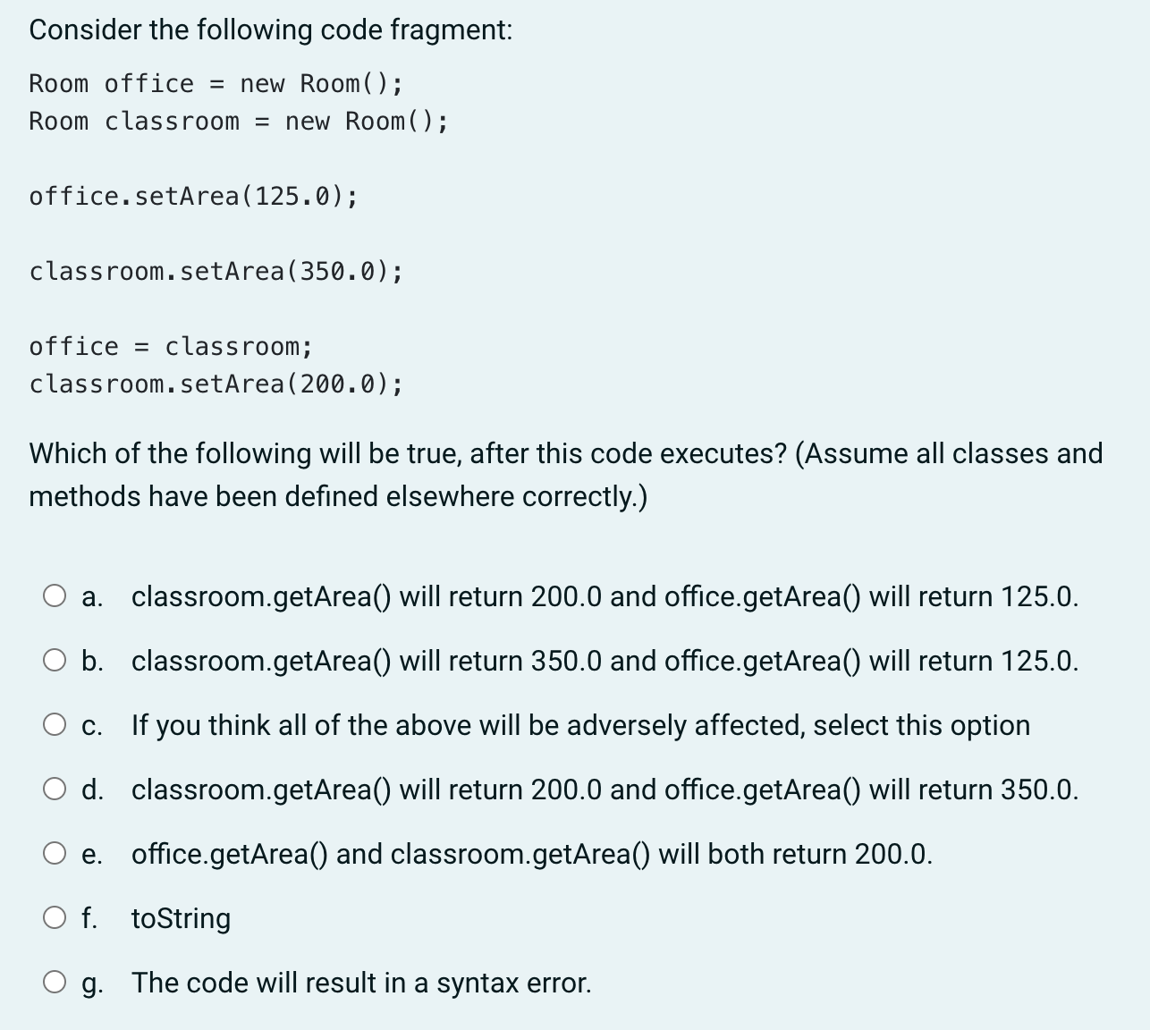 Solved Suppose the following methods are defined in some | Chegg.com