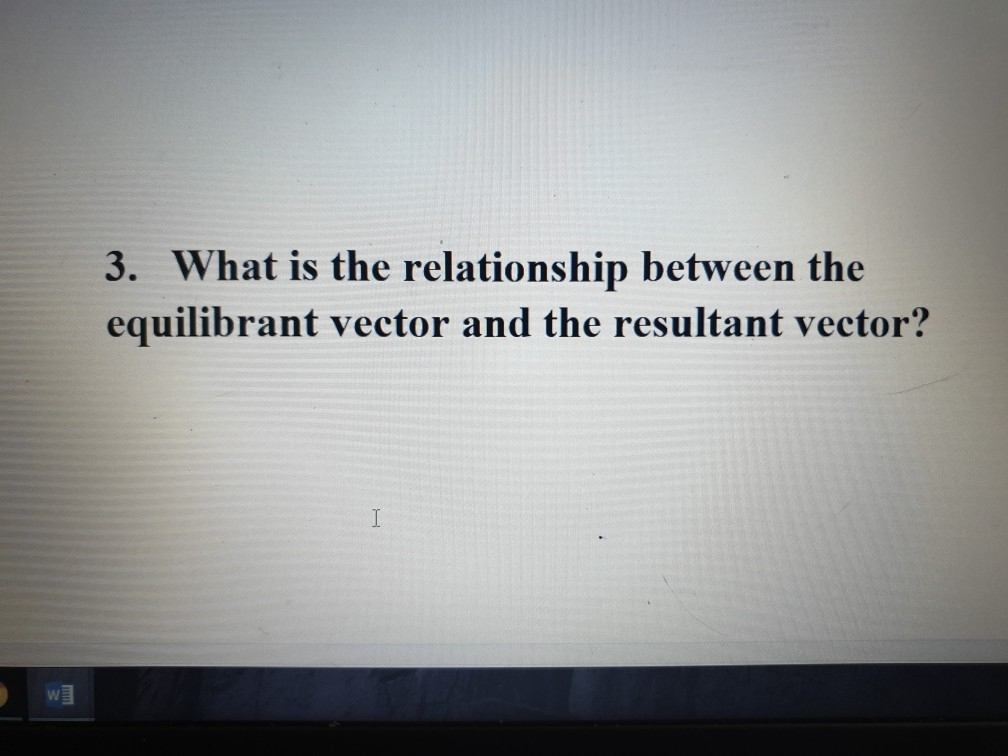 Solved 3. What is the relationship between the equilibrant | Chegg.com
