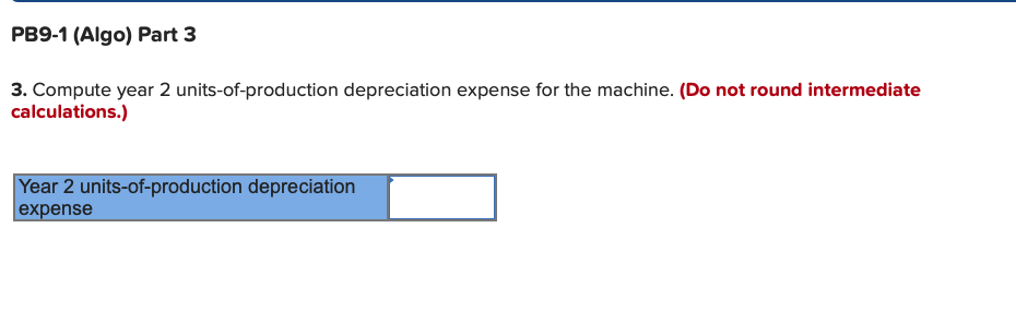 Solved Required information PB9-1 (Algo) Computing | Chegg.com
