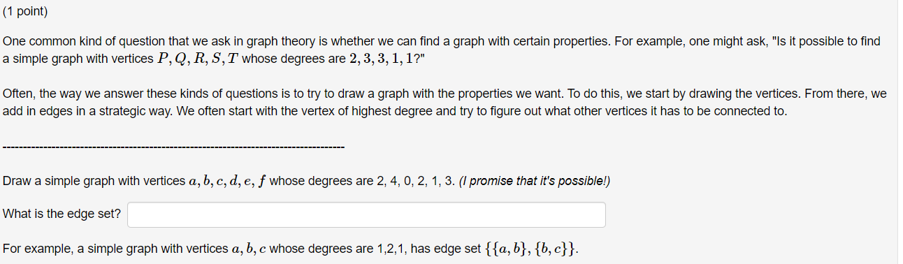 Solved One common kind of question that we ask in graph | Chegg.com