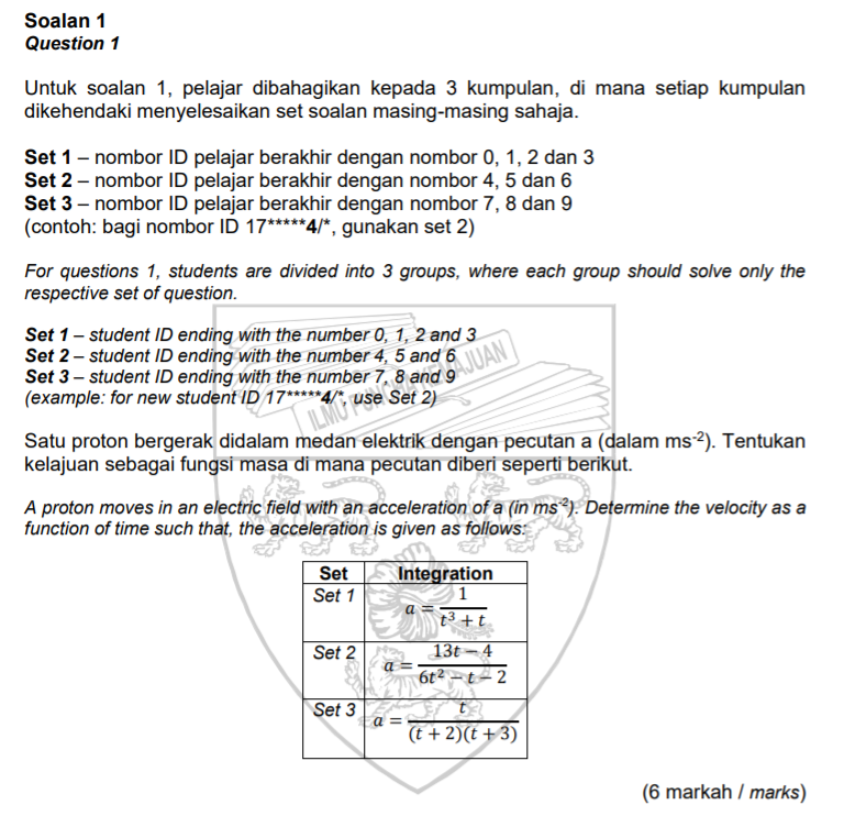 Solved Soalan 1 Question 1 Untuk soalan 1, pelajar | Chegg.com Solved Soalan 1 Question 1 Untuk soalan 1, pelajar | Chegg.com