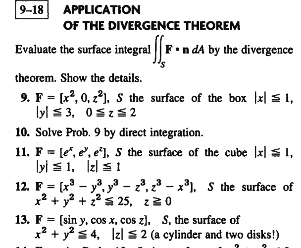 Solved OF THE DIVERGENCE THEOREM Evaluate the surface | Chegg.com