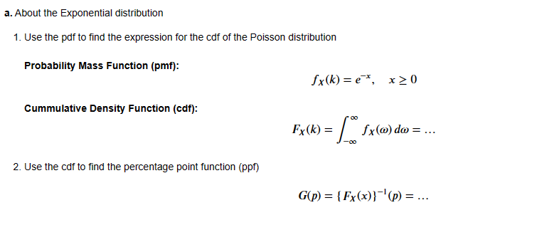 Solved 1. Use the pdf to find the expression for the cdf of | Chegg.com