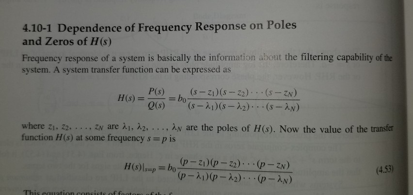 Solved 4.10-2 The pole-zero plot of a second-order system | Chegg.com