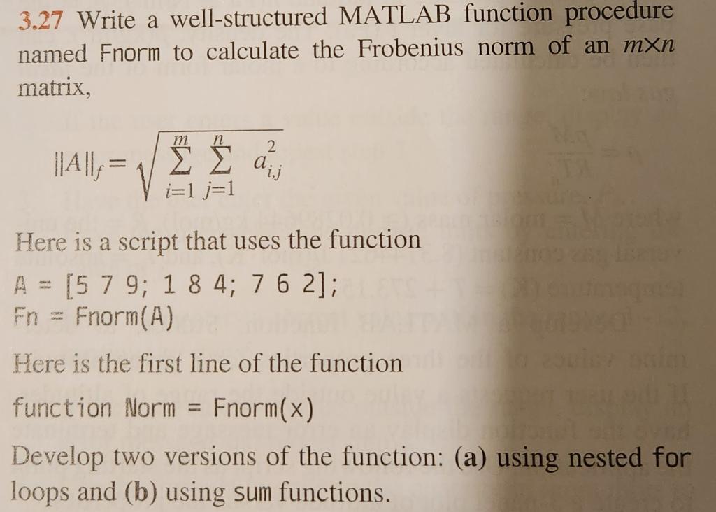 Please answer the following question in MATLAB (Parts | Chegg.com