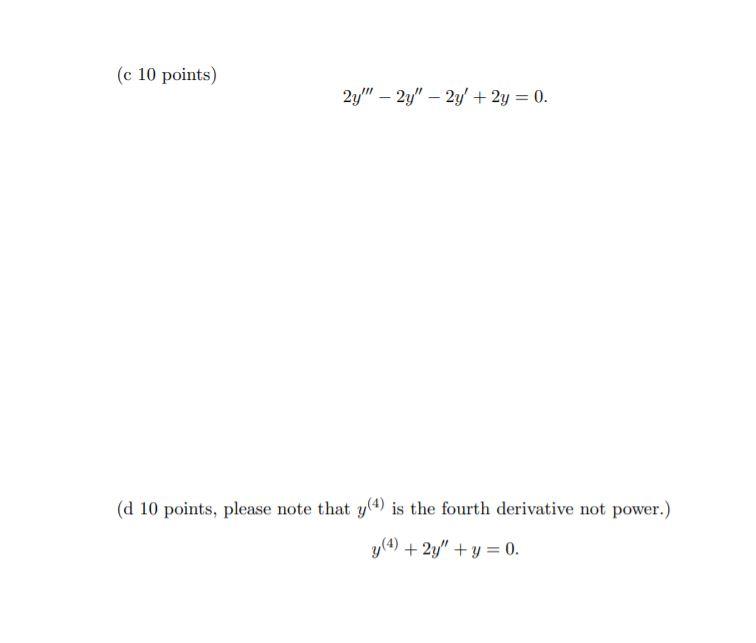 Solved 1. Using the characteristic equation method to find | Chegg.com