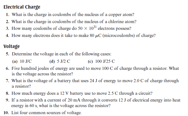 Solved Electrical Charge 1. What is the charge in coulombs | Chegg.com