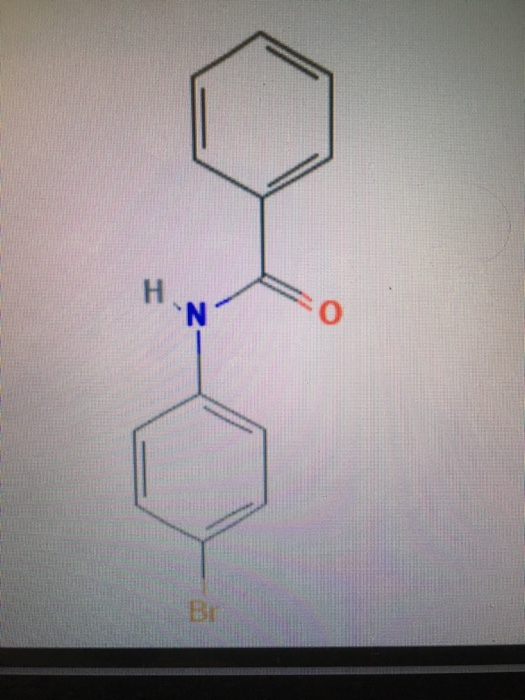 Solved what does the IR of N-(4-bromophenyl)benzamide look | Chegg.com