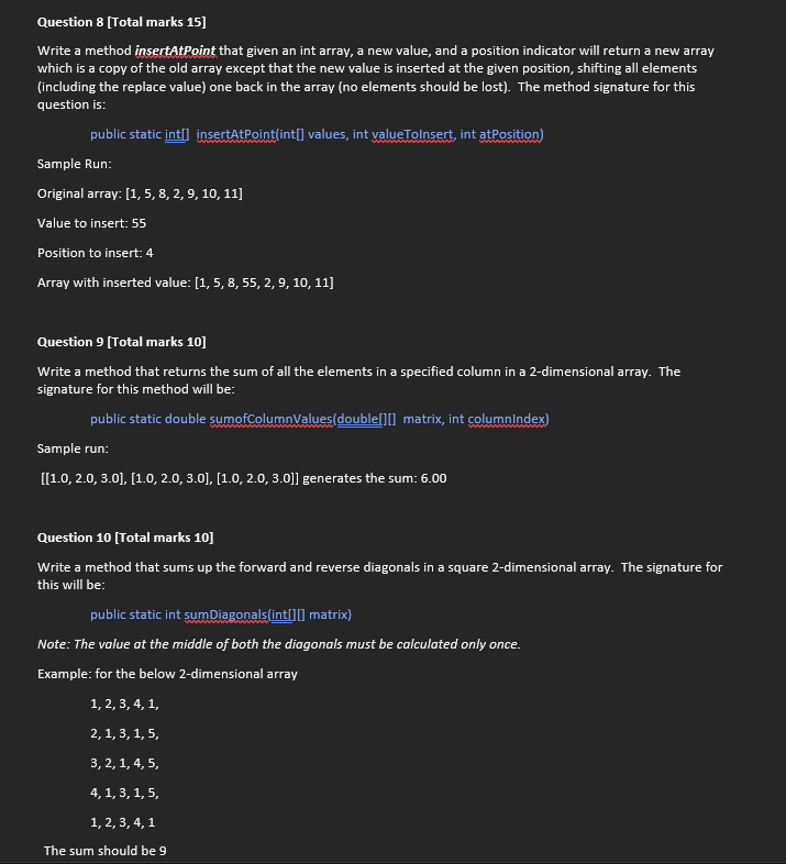 Solved Instructions: 1. Place all work in a package called | Chegg.com