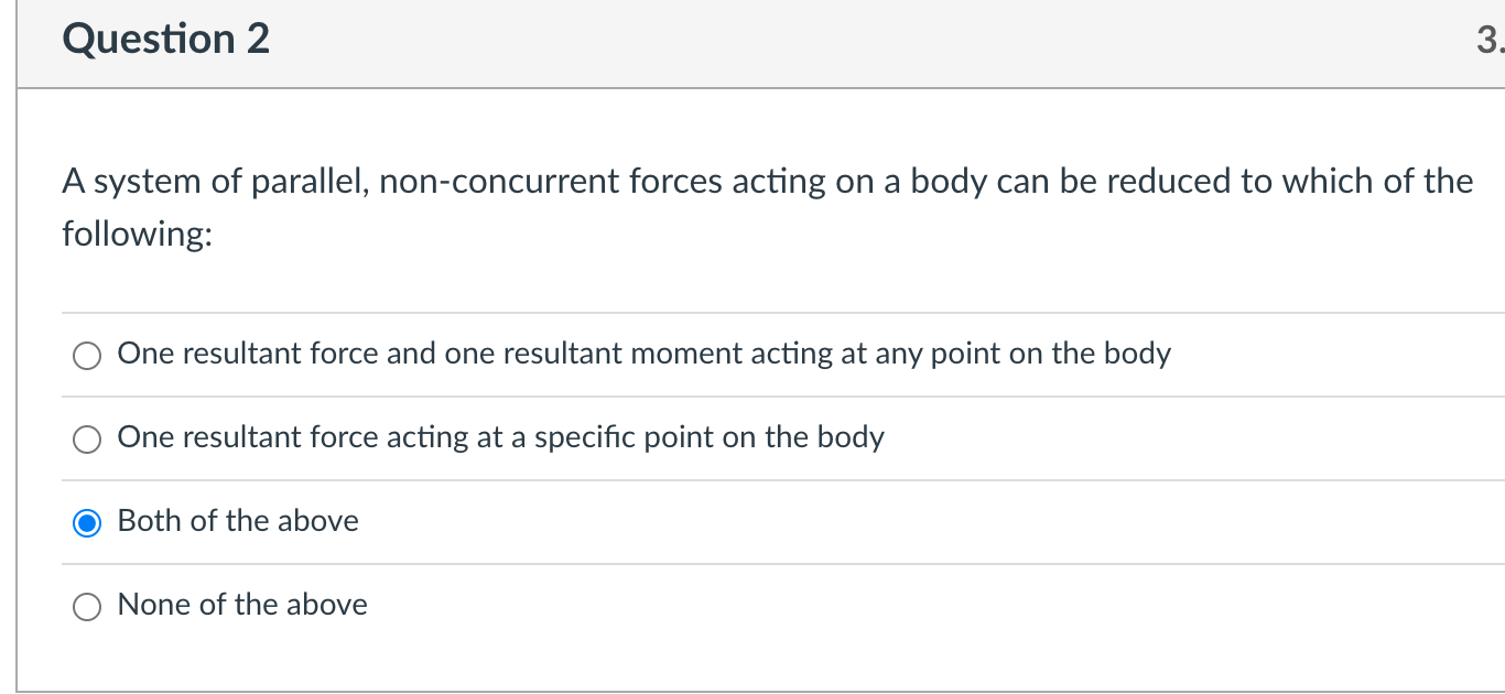 Solved A system of parallel, non-concurrent forces acting on | Chegg.com