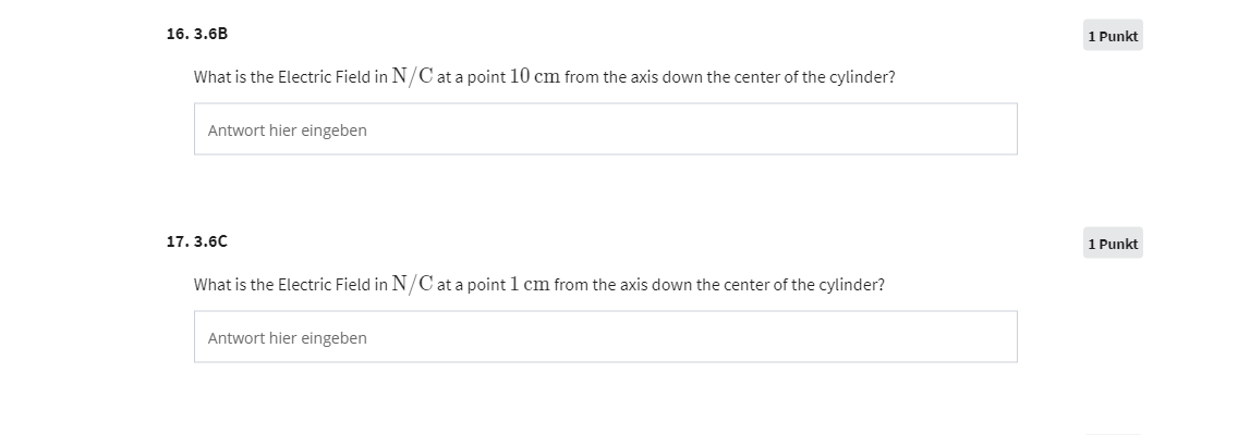 Solved An infinitly long, hollow cylinder of radius 5 cm has | Chegg.com