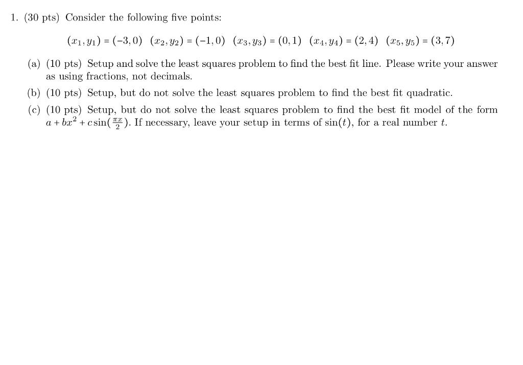 Solved If you are handwriting, please write it neatly so I | Chegg.com