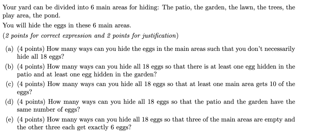 Solved Note For Justifying Counting Arguments A Good Rule 
