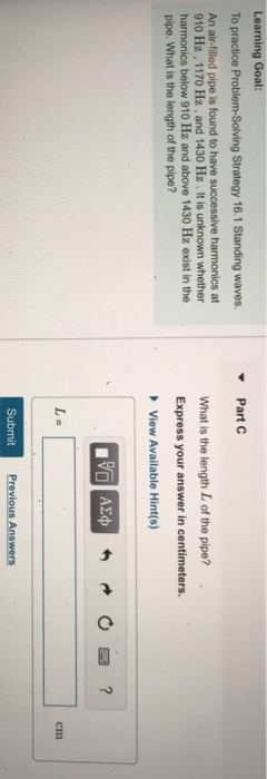 Solved Learning Goal Part C To practice Problem-Solving | Chegg.com