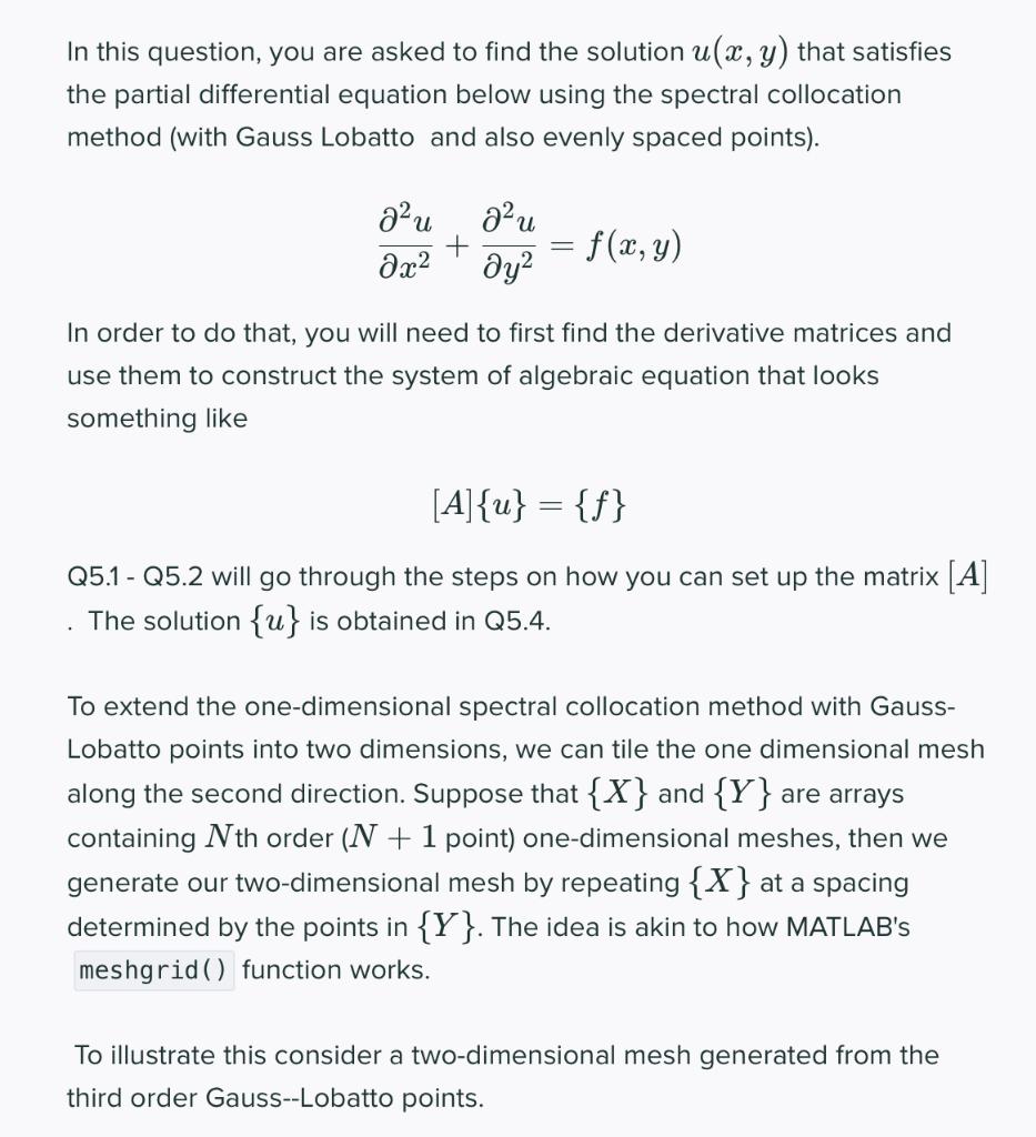 In this question, you are asked to find the solution | Chegg.com