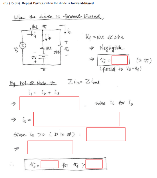 Solved The practical silicon (Si) diode shown in Figure 3(a) | Chegg.com