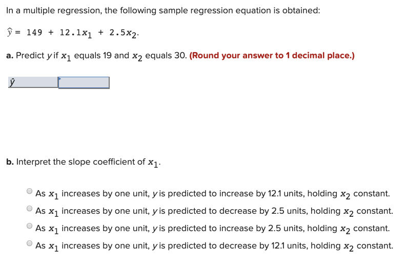 Solved In a multiple regression, the following sample | Chegg.com