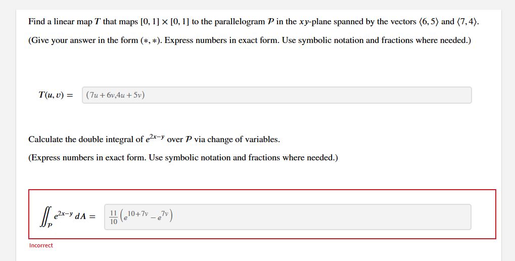 Solved Find a linear map T that maps [0,1]×[0,1] to the | Chegg.com
