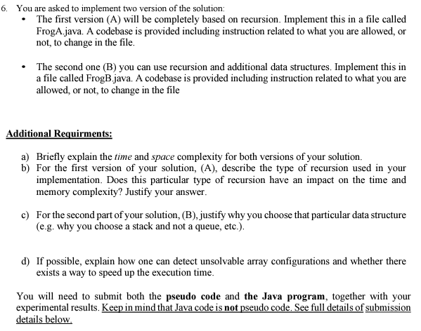 Solved The Jumping Frog! A frog needs to jump across a | Chegg.com