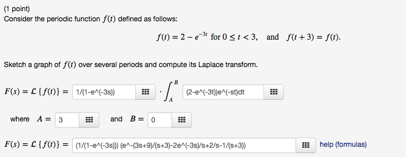 Solved Consider the periodic function 𝑓(𝑡)f(t) defined as | Chegg.com