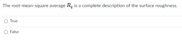 Solved The root-mean-square average R is a complete | Chegg.com