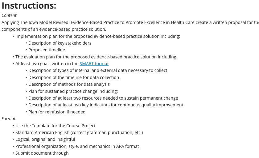 Content: Applying The Iowa Model Revised: | Chegg.com