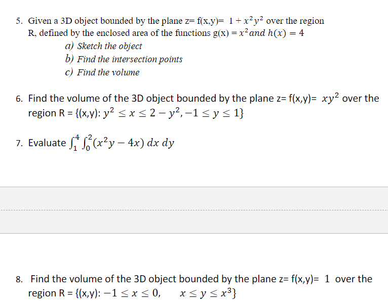 Solved 1. f(x,y) = -x2 + 2y2 + 5 a)Find fx and fy b) Find | Chegg.com