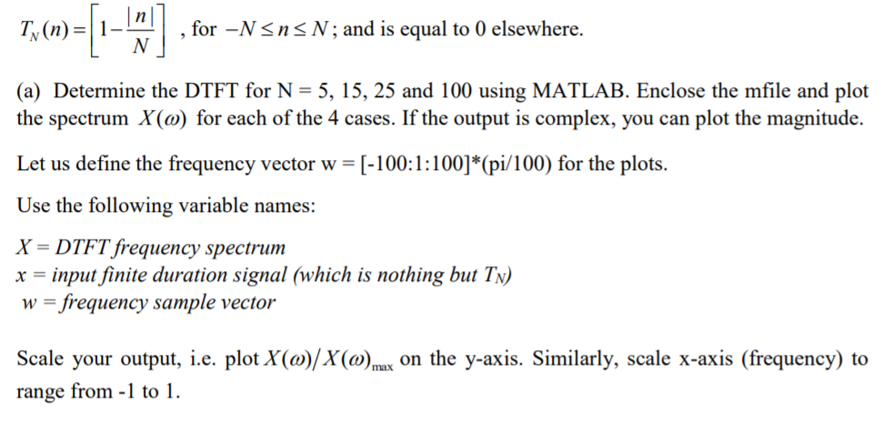 Solved Consider a symmetric triangular pulse. This can be | Chegg.com