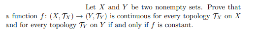 Solved Let X and Y be two nonempty sets. Prove that a | Chegg.com