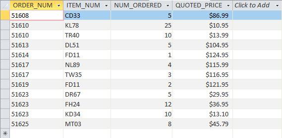 Solved USING ACCESS 2016 1. Create a NONGAME table with | Chegg.com