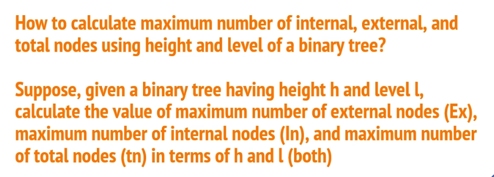Solved How to calculate maximum number of internal, | Chegg.com