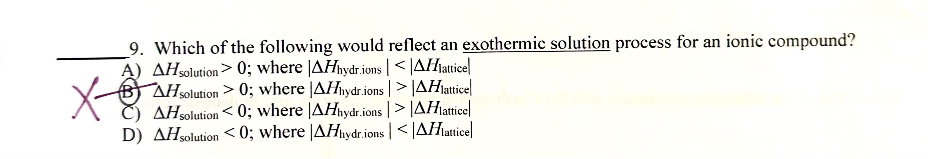 Solved Please explain why the chosen answer is incorrect. | Chegg.com