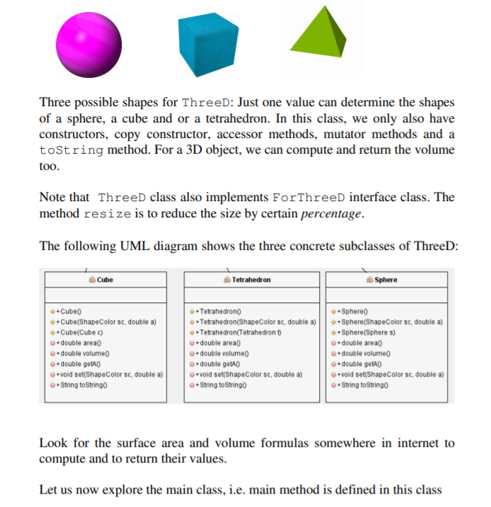 Objectives: Practice java programming with | Chegg.com