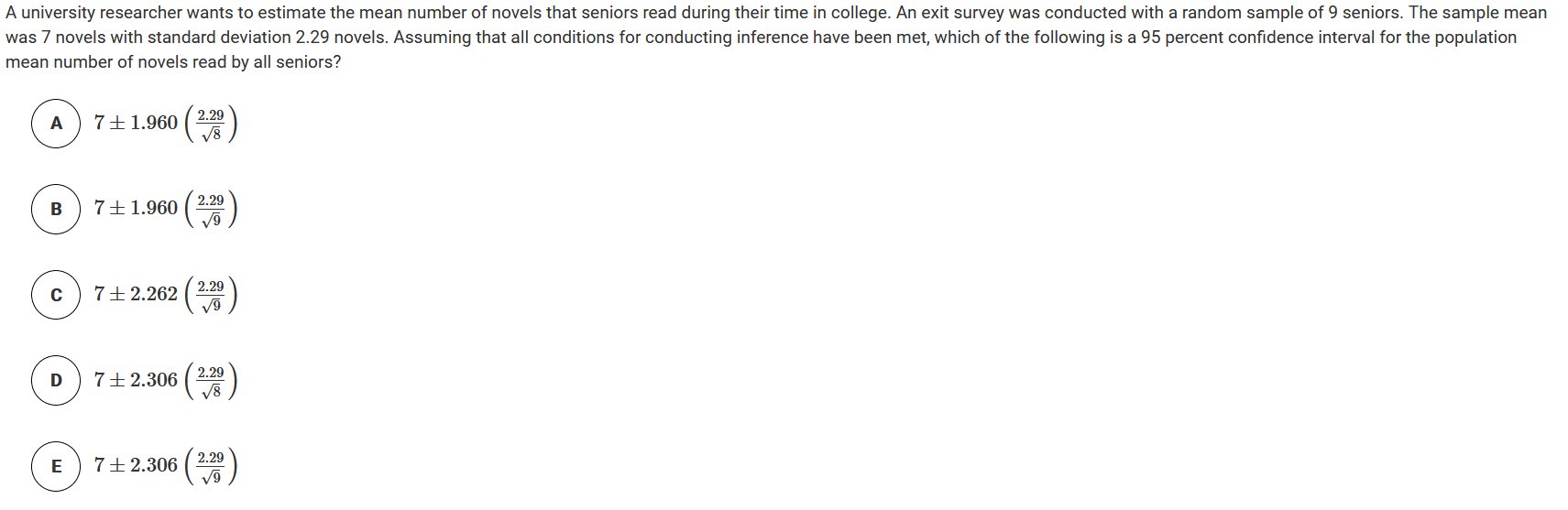 Solved A University Researcher Wants To Estimate The Mean