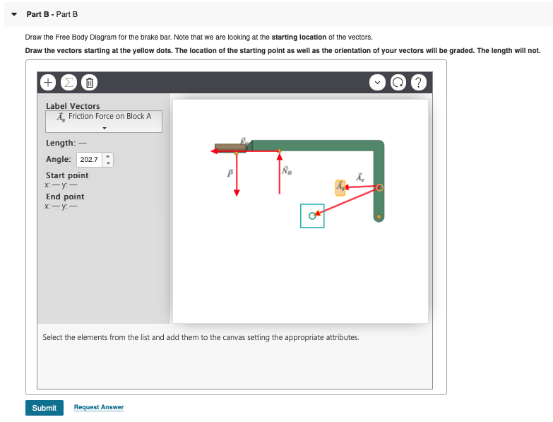 Solved Part A - Part A Draw the Free Body Dlagram for the | Chegg.com