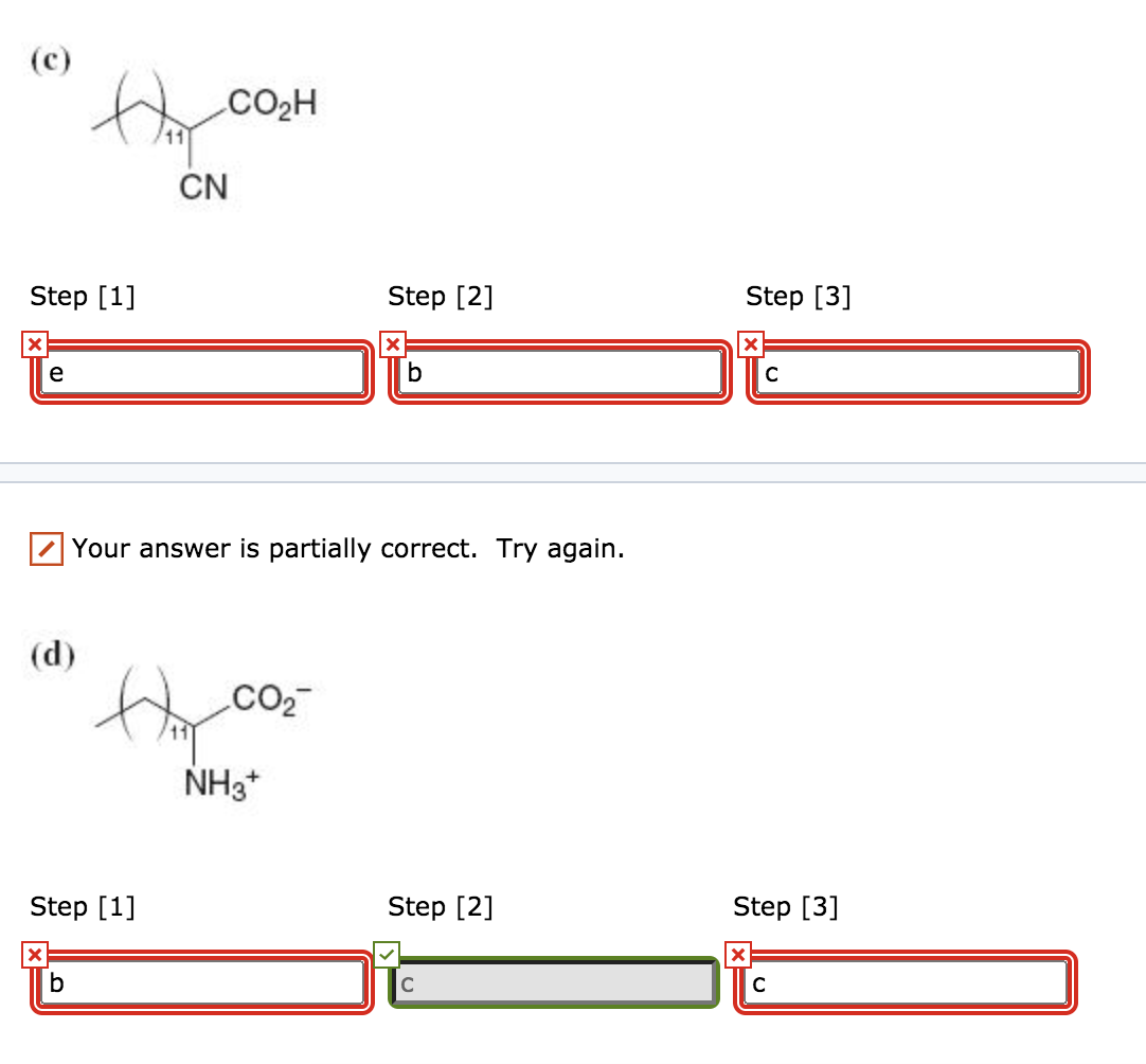 Solved Using the reagents given in the table below, list in | Chegg.com