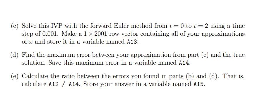 Solved Can you help me solve this problem using MATLAB? | Chegg.com