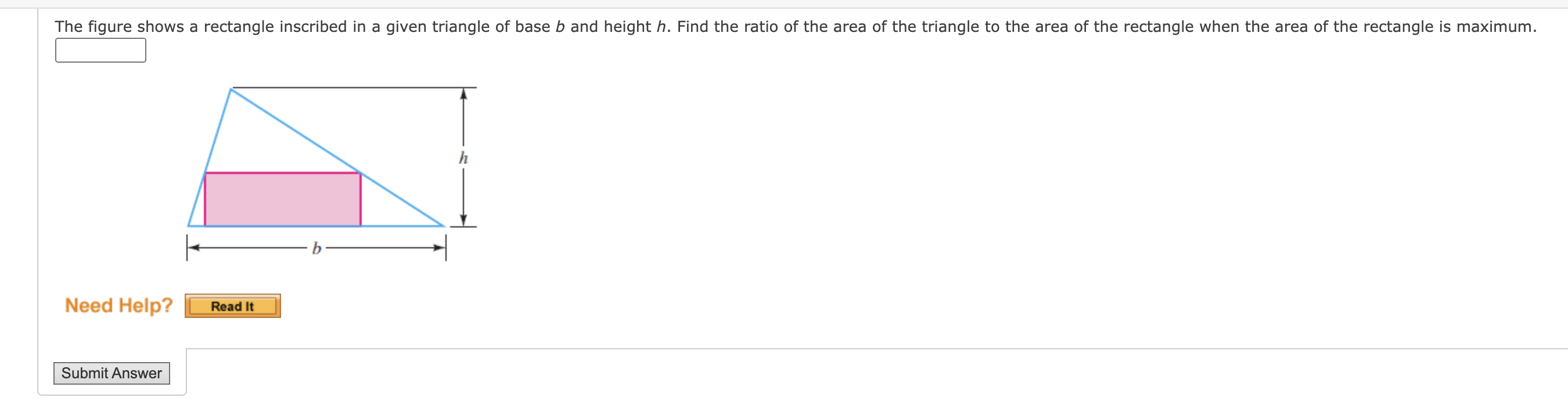 Solved Need Help? Read It Submit Answer | Chegg.com