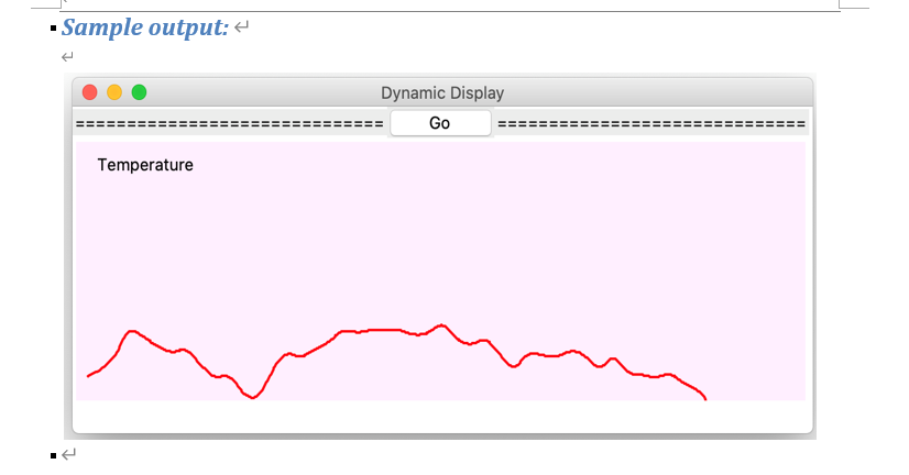 Solved You will display a line chart of a dynamic dataset. | Chegg.com