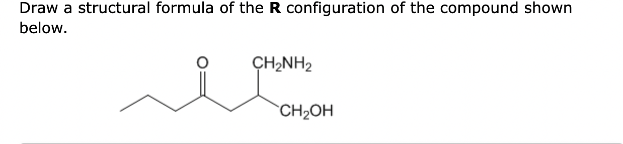 Solved Draw a structural formula of the RR configuration of | Chegg.com