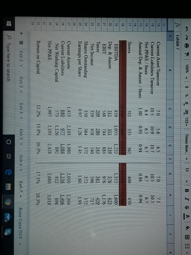 Provide a declining margin version of the NPV | Chegg.com